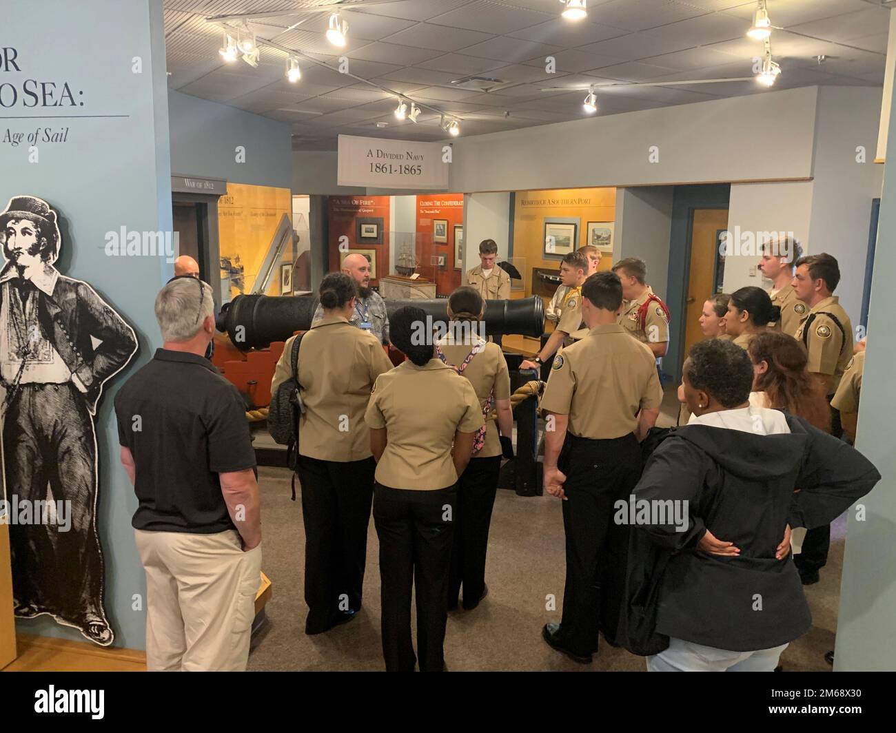 William Clarkson, a Museum Educator at the Hampton Roads Naval Museum ...