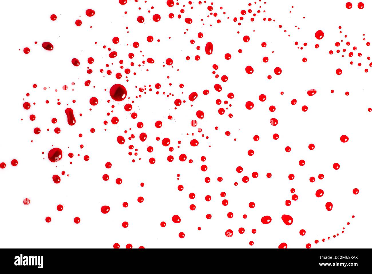 Blood splatter close up Cut Out Stock Images & Pictures - Alamy