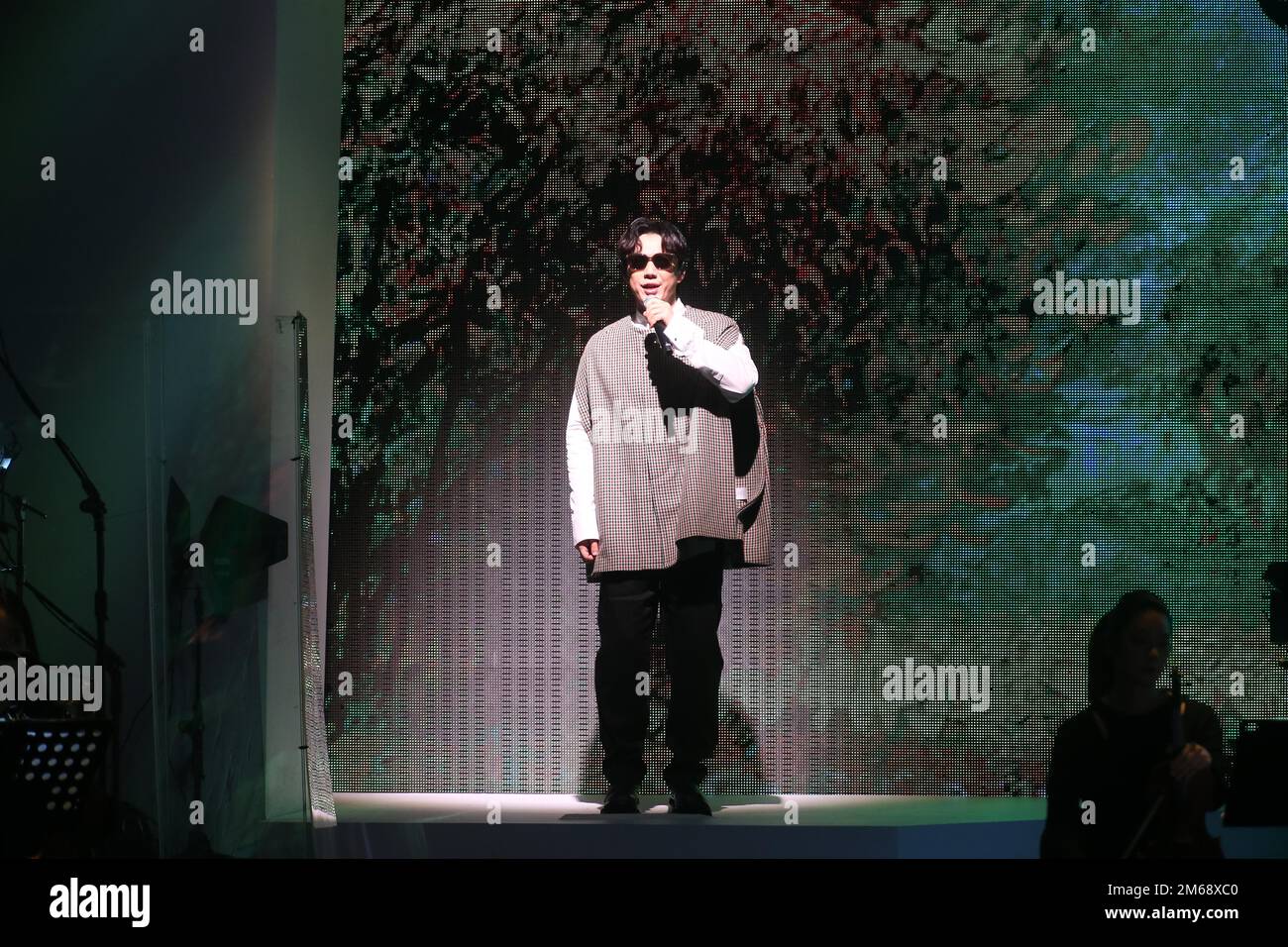 Taiwanese singer, songwriter and former judoka Hsiao Huang-chi held ...