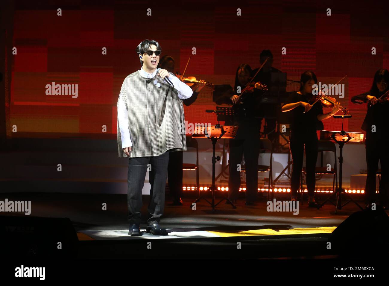 Taiwanese singer, songwriter and former judoka Hsiao Huang-chi held ...