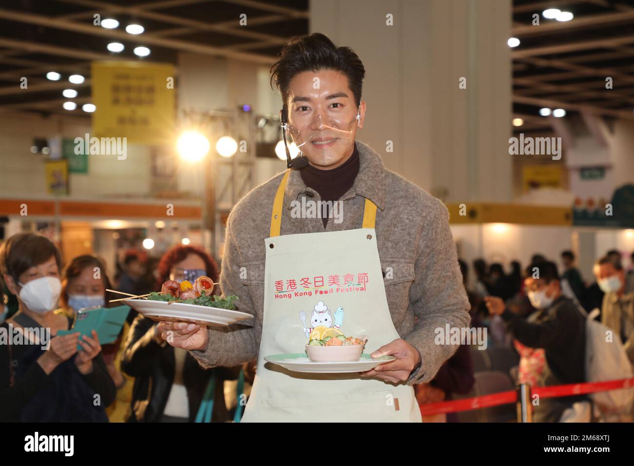 Hong Kong actor and host Lai Lok-yi attended Hong Kong Food Festival in ...