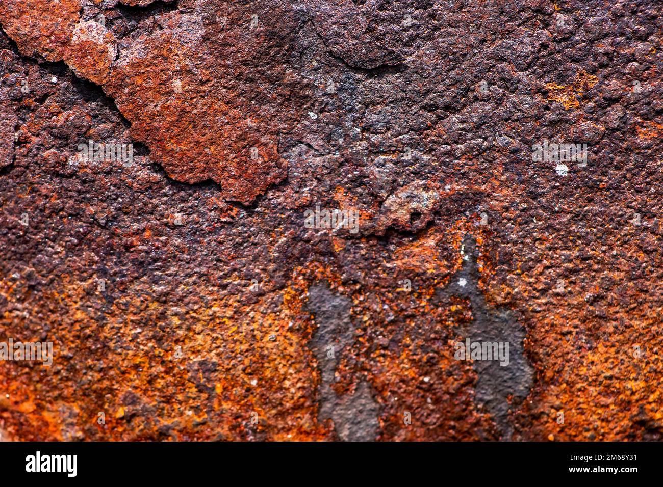 Grunge rusted metal texture. Rusty corrosion and oxidized background ...