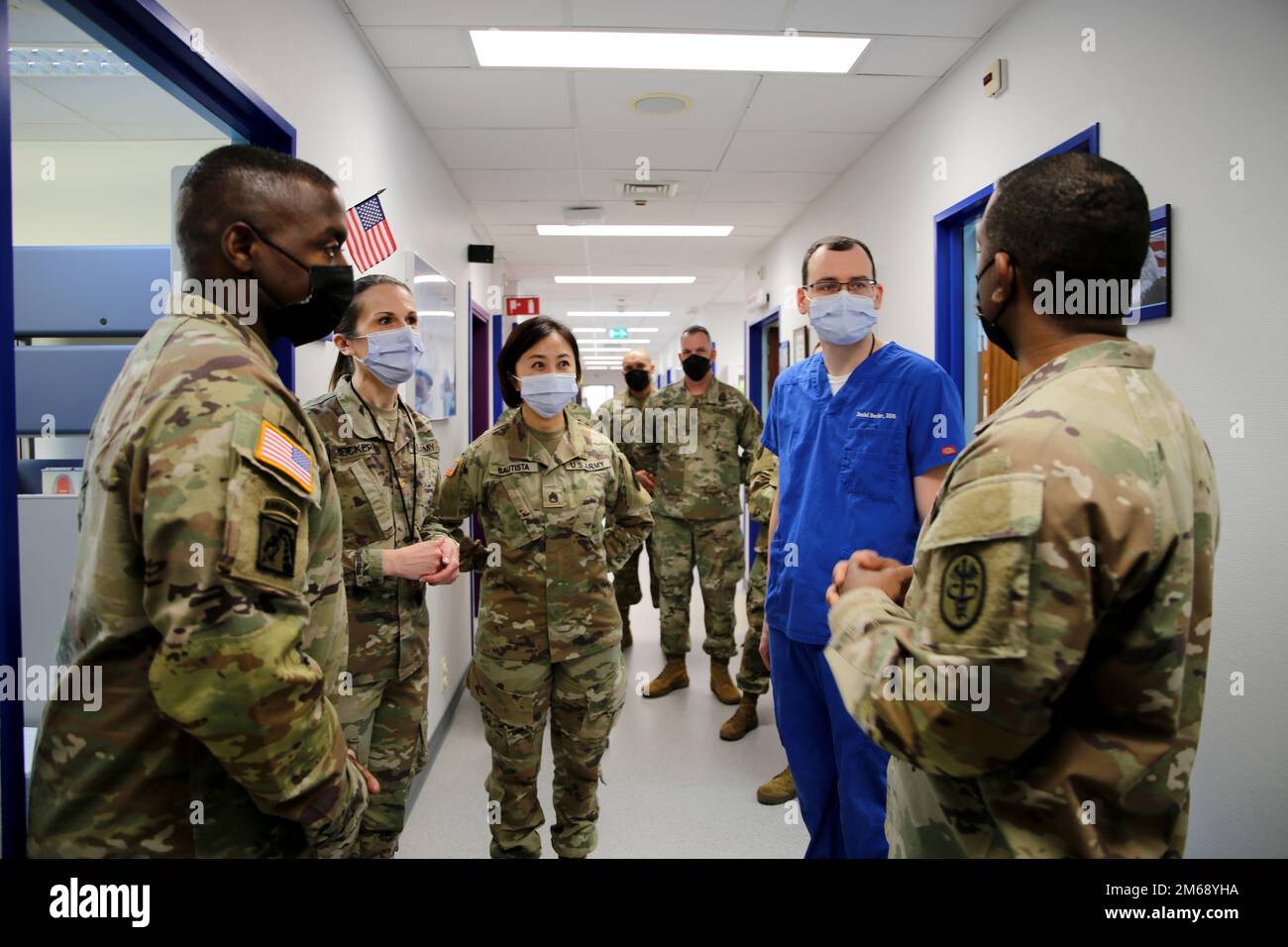 Lt. Gen. R. Scott Dingle, left, surgeon general of the Army and MEDCOM ...