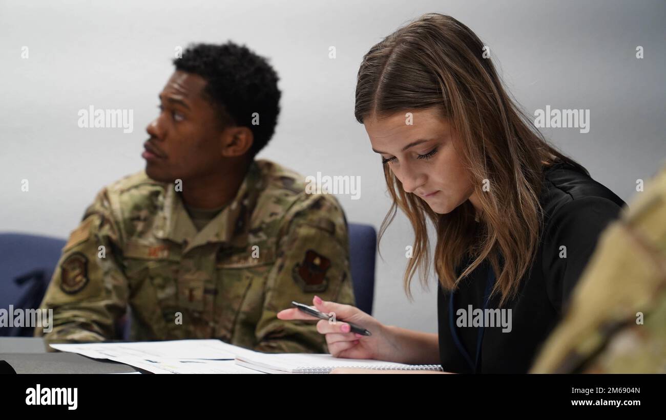 Brooke Geigenmiller and U.S. Air Force 2nd Lt. Phillip Mott, 81st ...