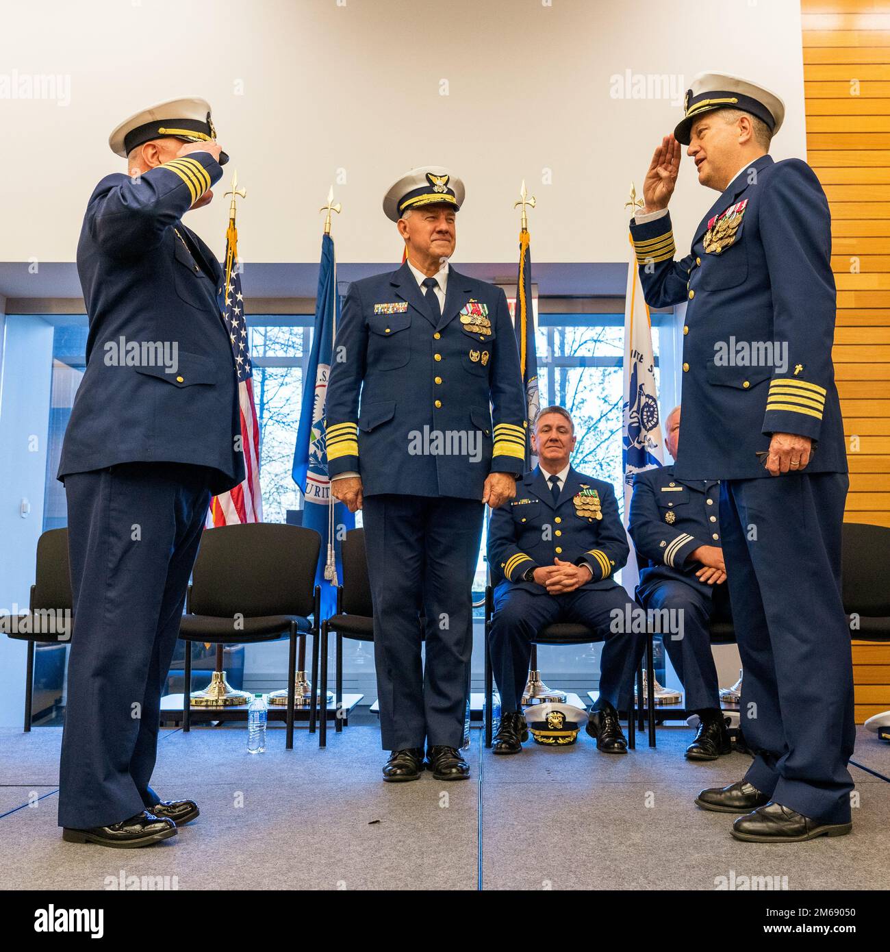 Capt. Daniel L. Mode relieves Capt. Thomas Walcott as the Chaplain of ...