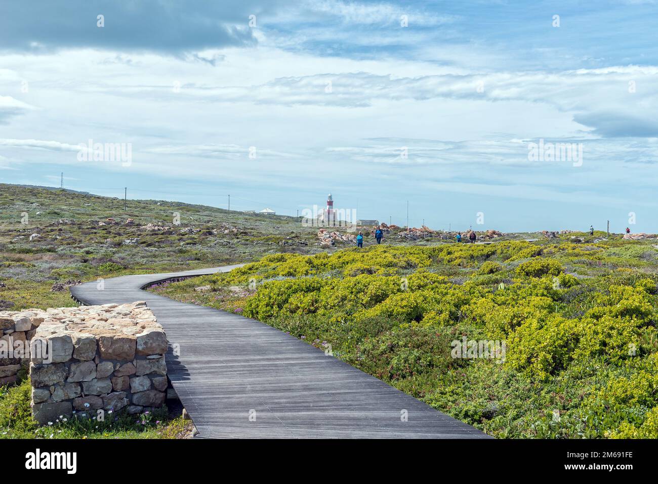 L'Agulhas, South Africa - Sep 22, 2022: Boardwalk from the southern ...