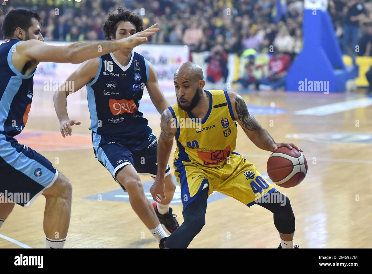 PalaBarbuto, Scafati (SA), Italy, January 02, 2023, Logan David kile ...