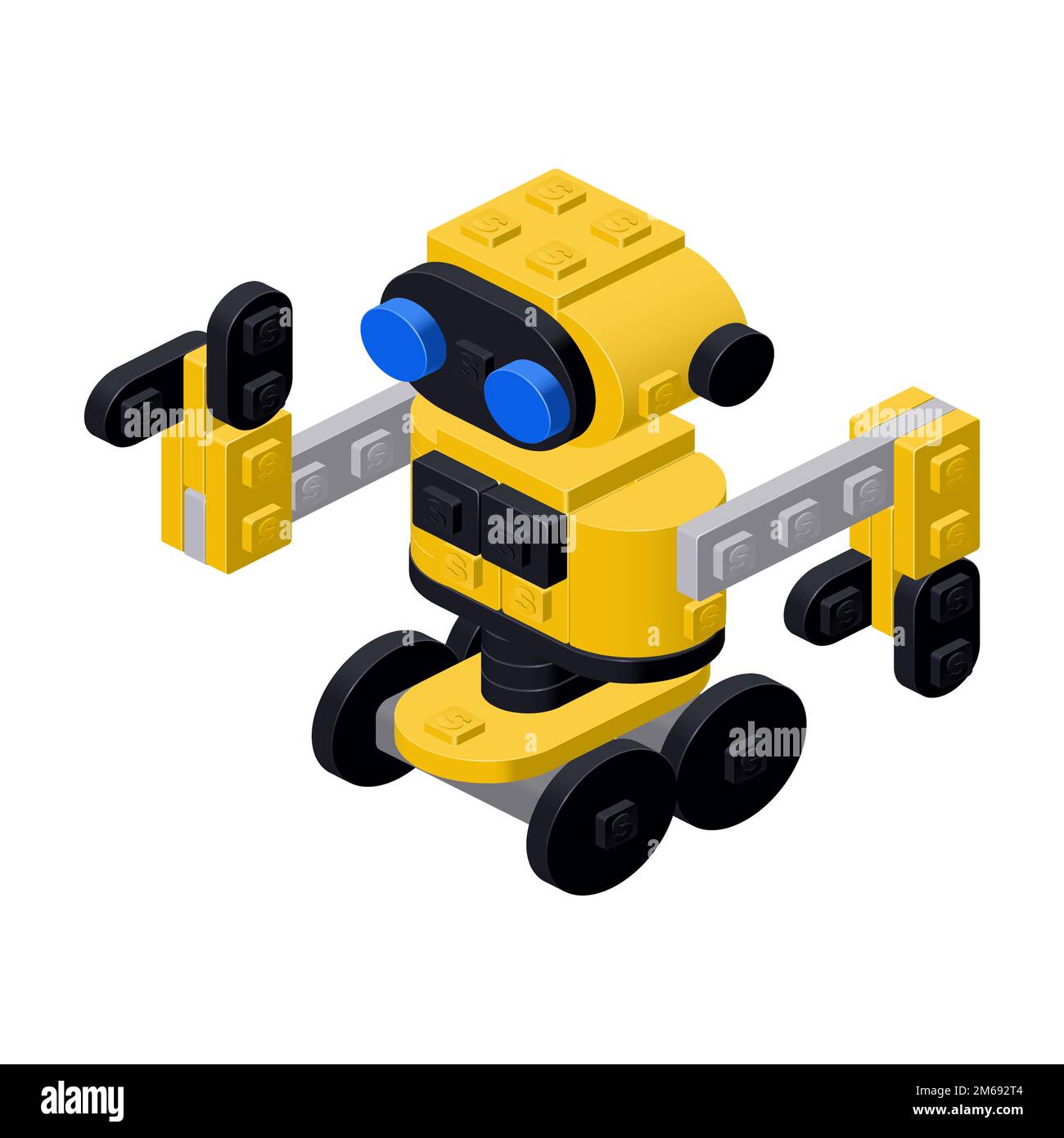Old lego toy Stock Vector Images - Alamy