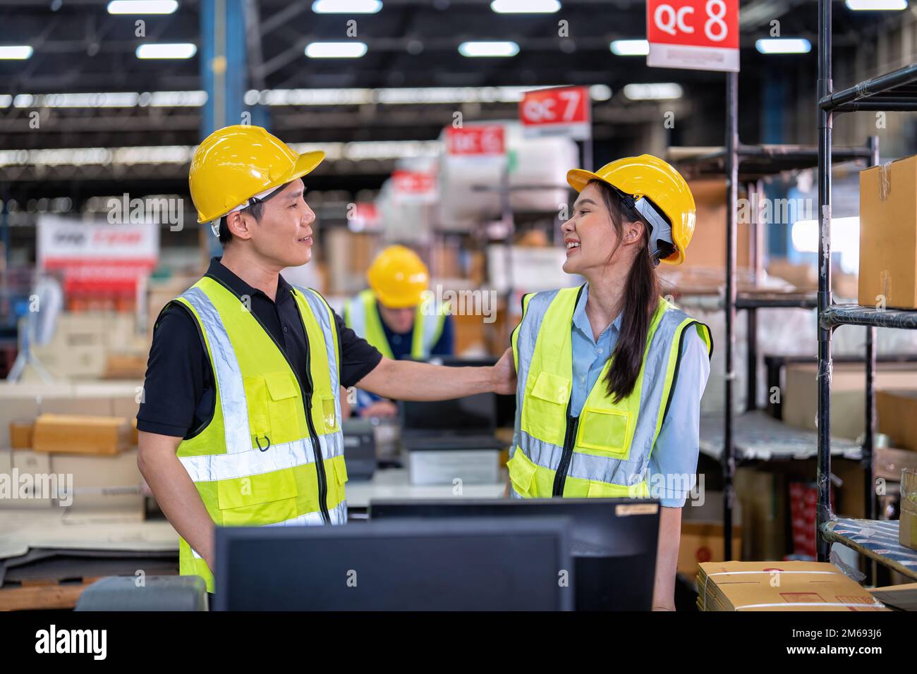 Trainee worker in large depot storage warehouse appreciated thank you ...