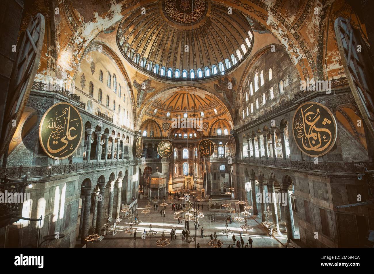 Hagia sophia grand mosque interior hi-res stock photography and images - Alamy