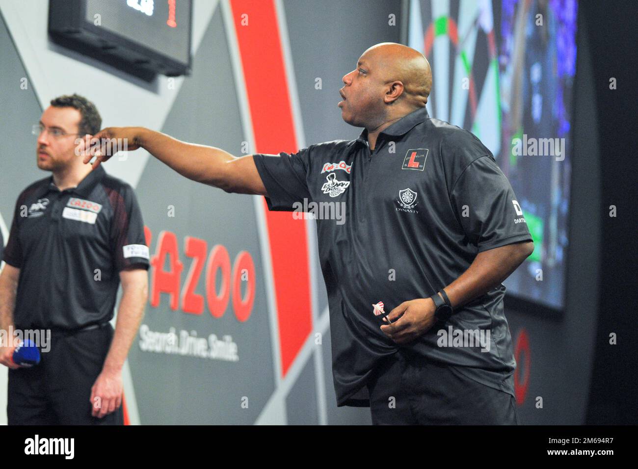 LONDON, UNITED KINGDOM - DECEMBER 21: Leonard Gates of USA in action ...
