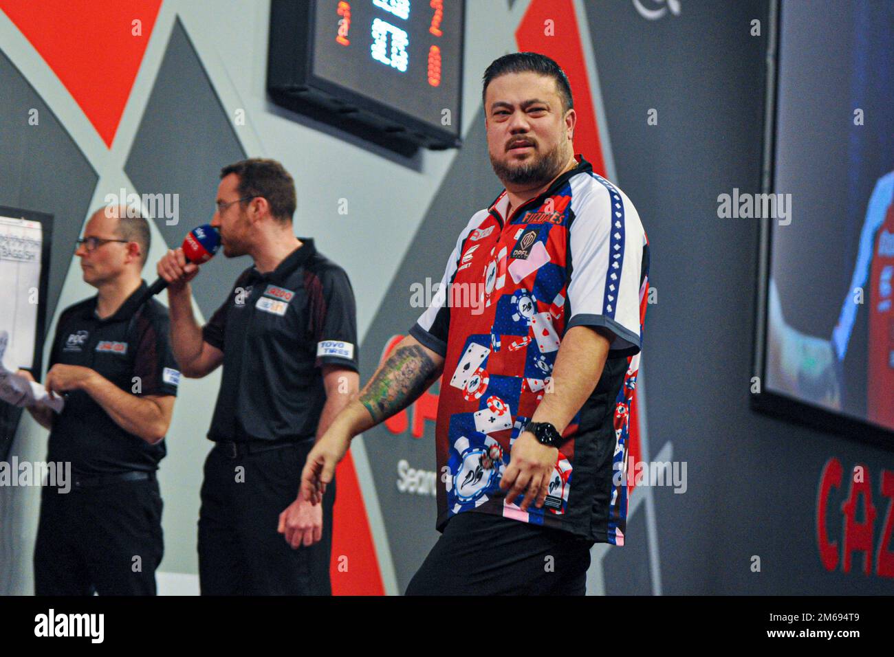 LONDON, UNITED KINGDOM - DECEMBER 21: Danny Baggish of USA looks on ...