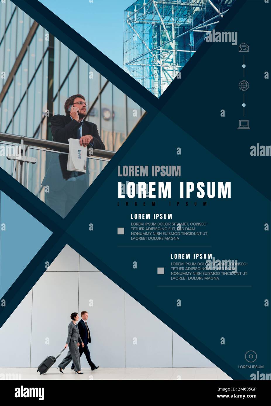 Corporate business poster design vector Stock Vector Image & Art - Alamy