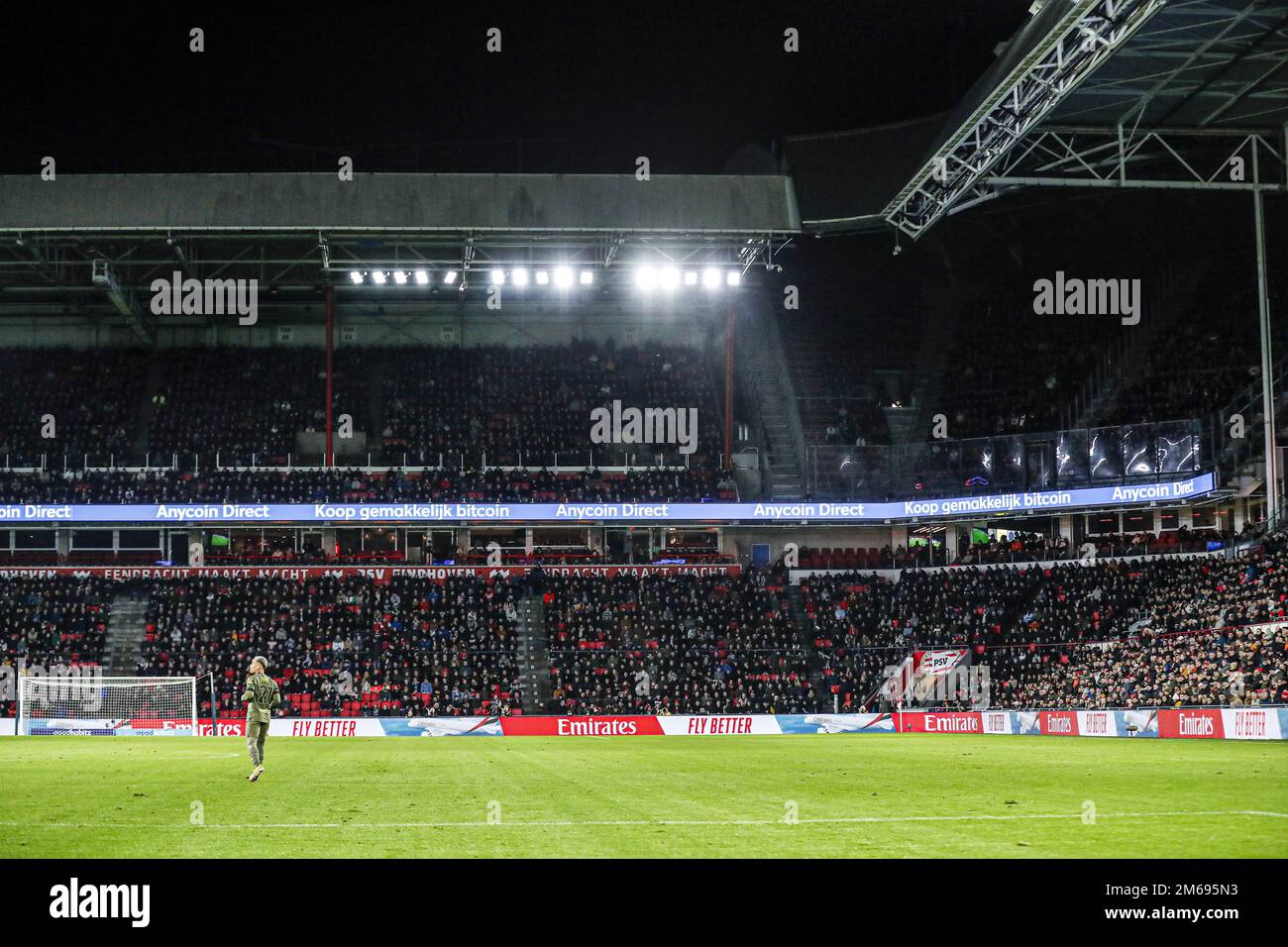 EINDHOVEN - Overview of Phillips Stadium during the friendly match ...