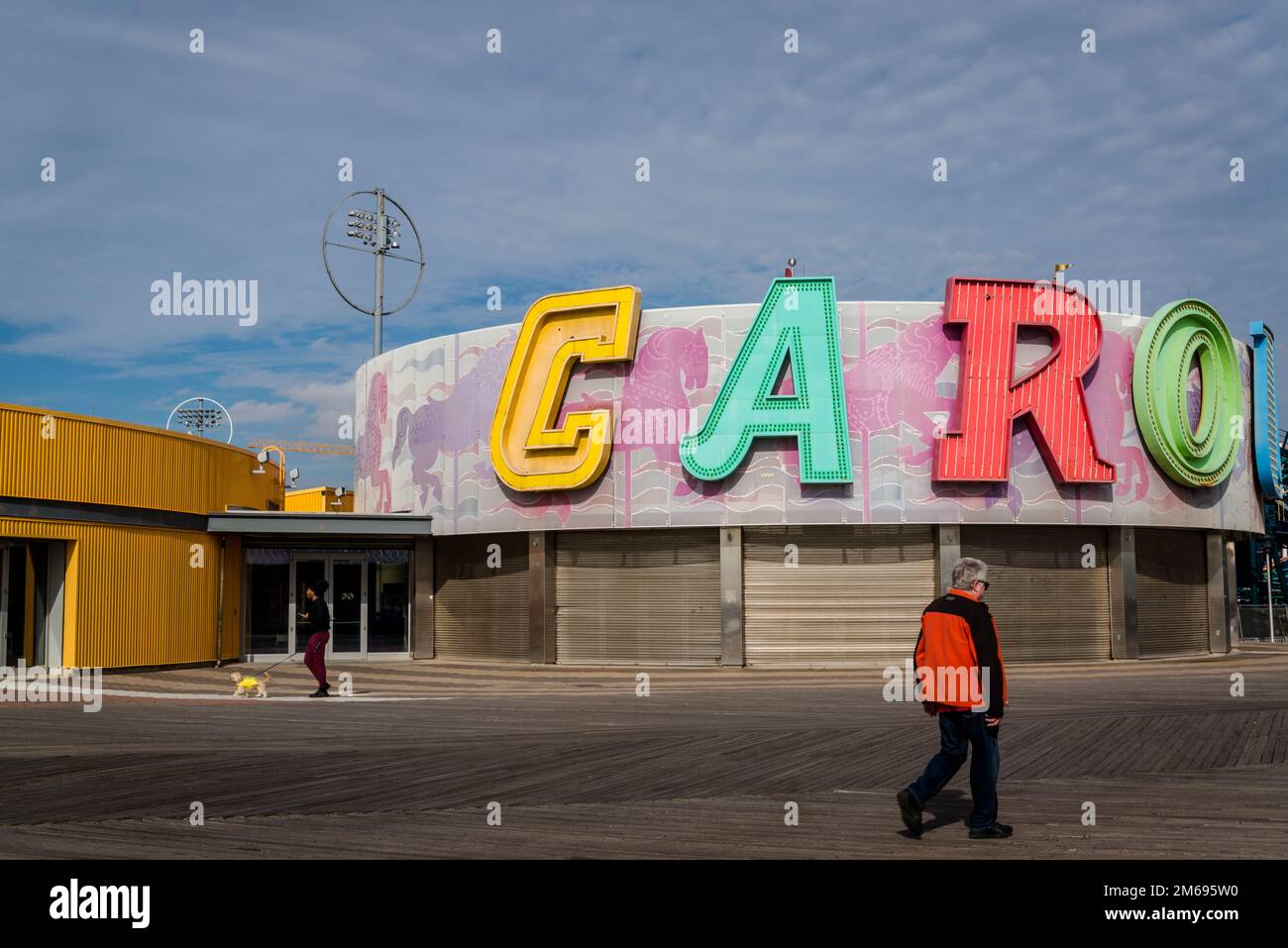 B&B Carousel, a historic carousel at Coney Island amusement park ...