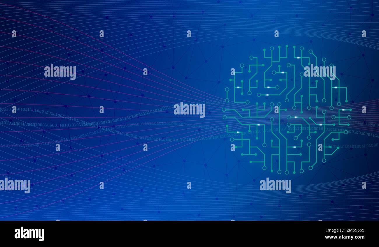 Big Data in Waves, Lines, binar code, pink, blue, green, Background for ...