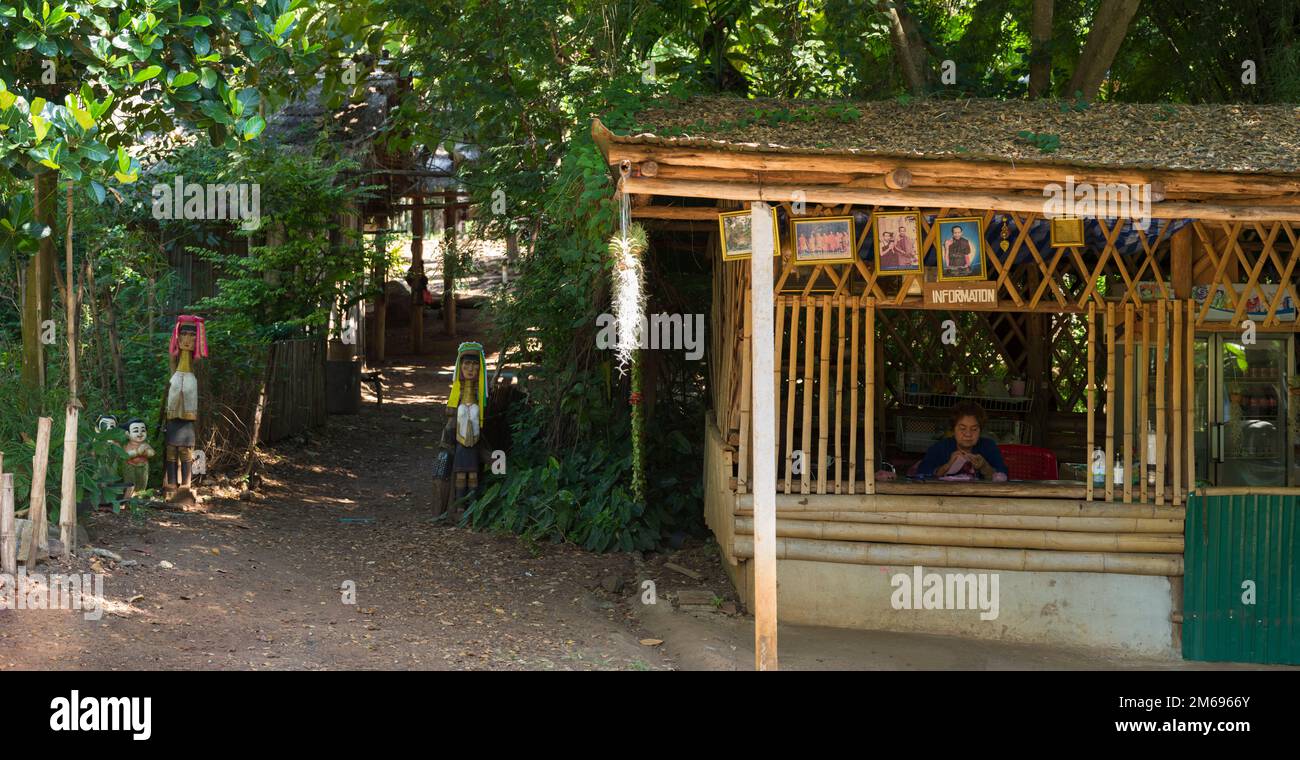 Chiang Mai, Thailand. November 13, 2022: The Karen village of long ...