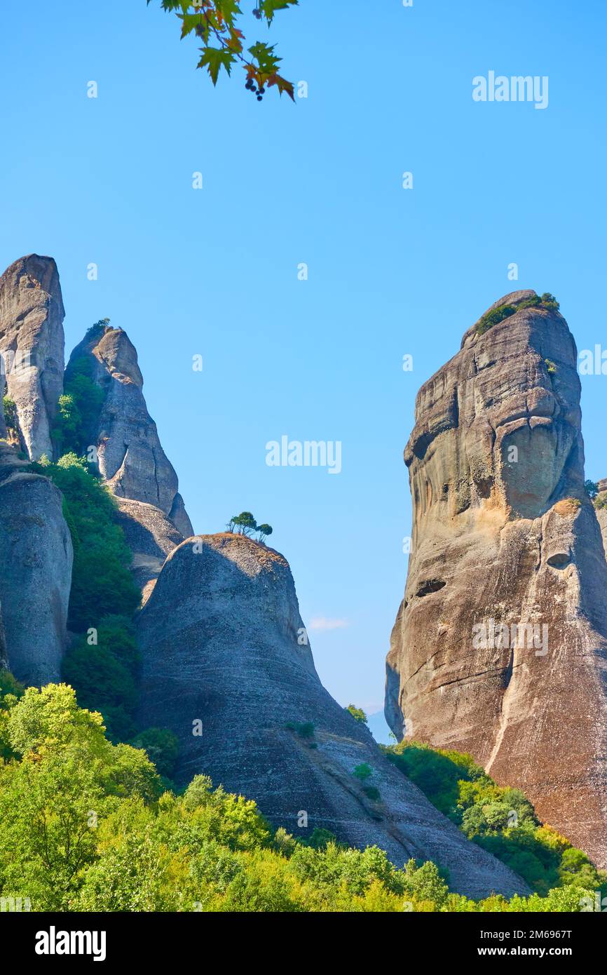 Rocks in Meteora, Greece - Greek Landscape Stock Photo - Alamy