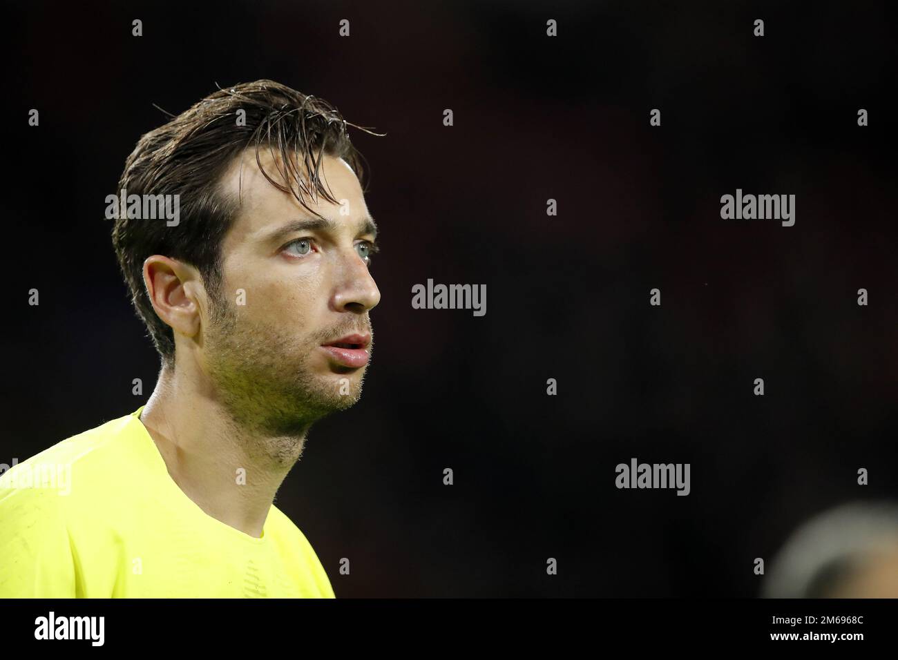 EINDHOVEN - Goalkeeper Antonio Mirante of AC Milan during the friendly ...