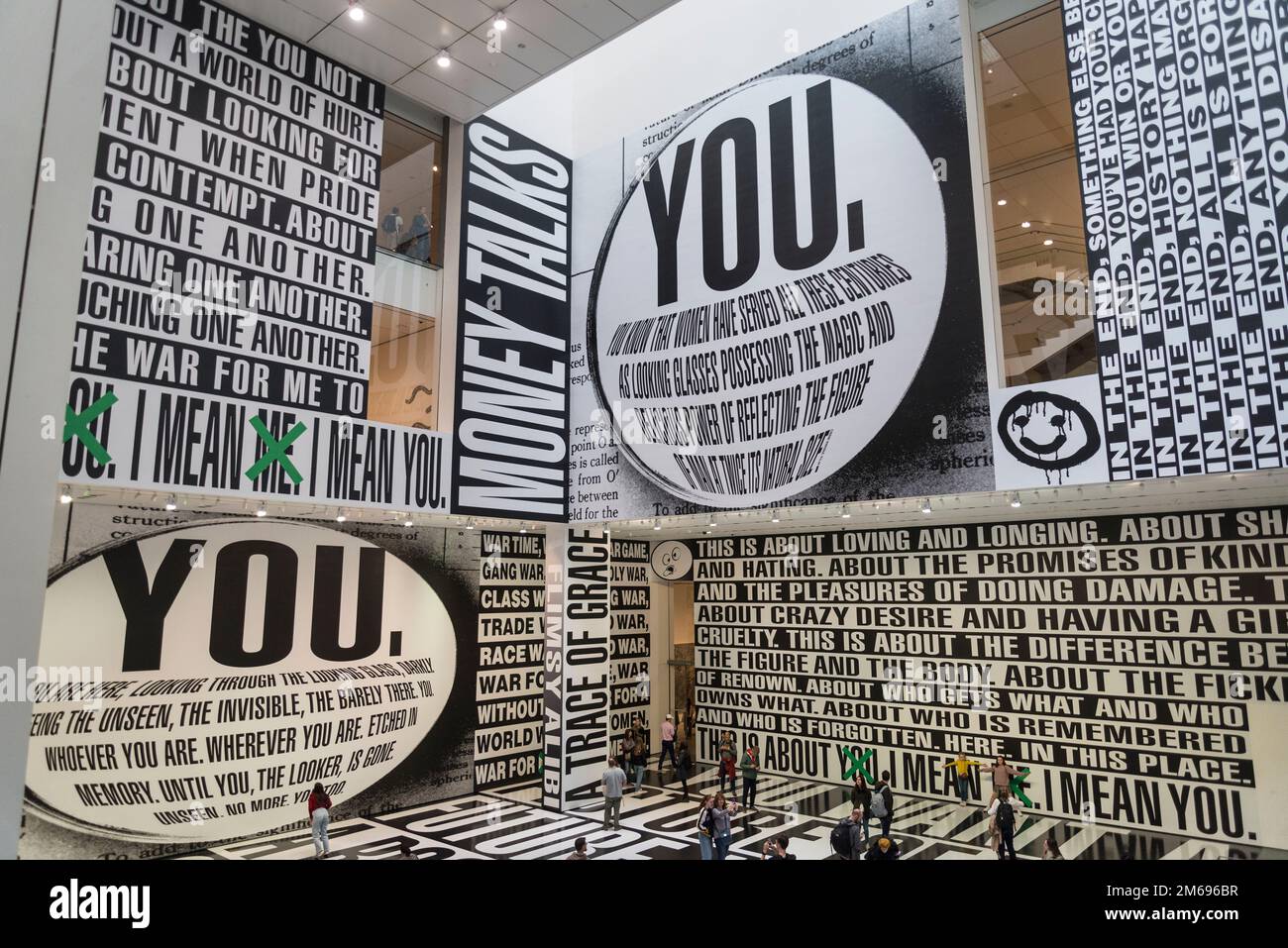Barbara Kruger artwork Thinking of You, I mean Me, I mean YOU, , MOMA ...
