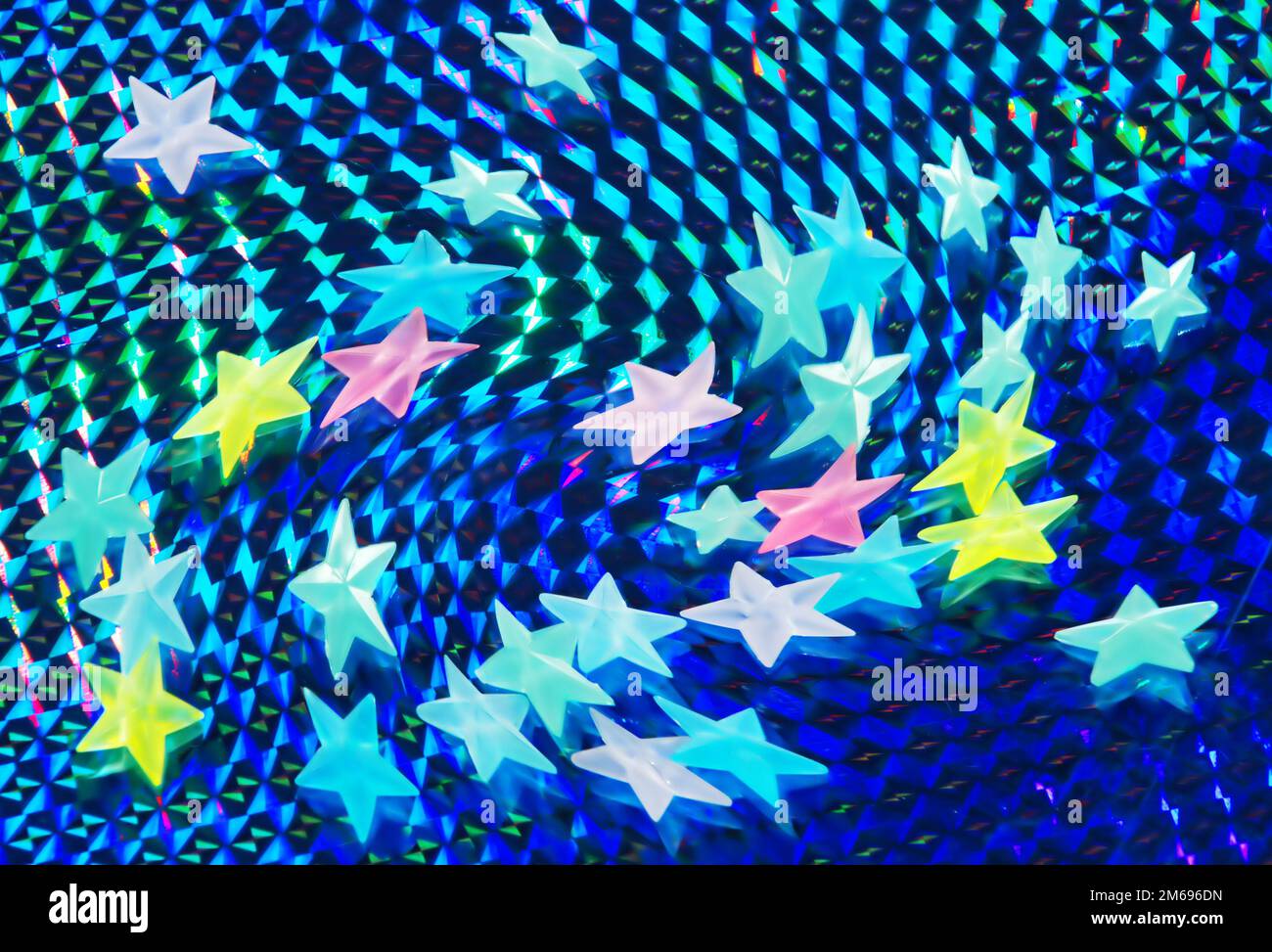 Stars over shining blue background Stock Photo - Alamy