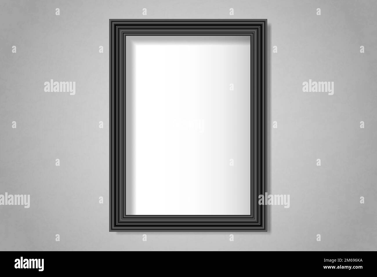 Vector photo frame mockup Black and White Stock Photos & Images - Alamy