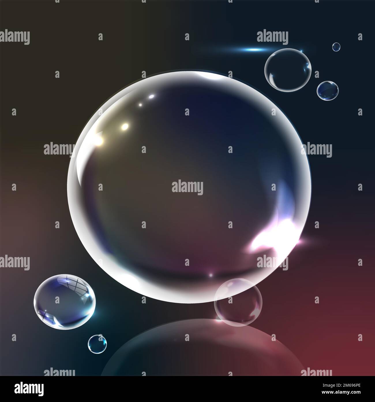 Red lights in dark Stock Vector Images - Alamy