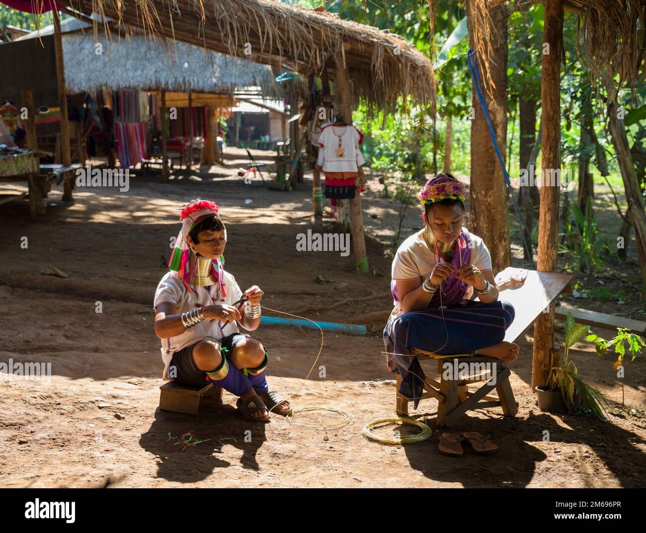 Chiang Mai, Thailand. November 13, 2022: The Karen village of long ...