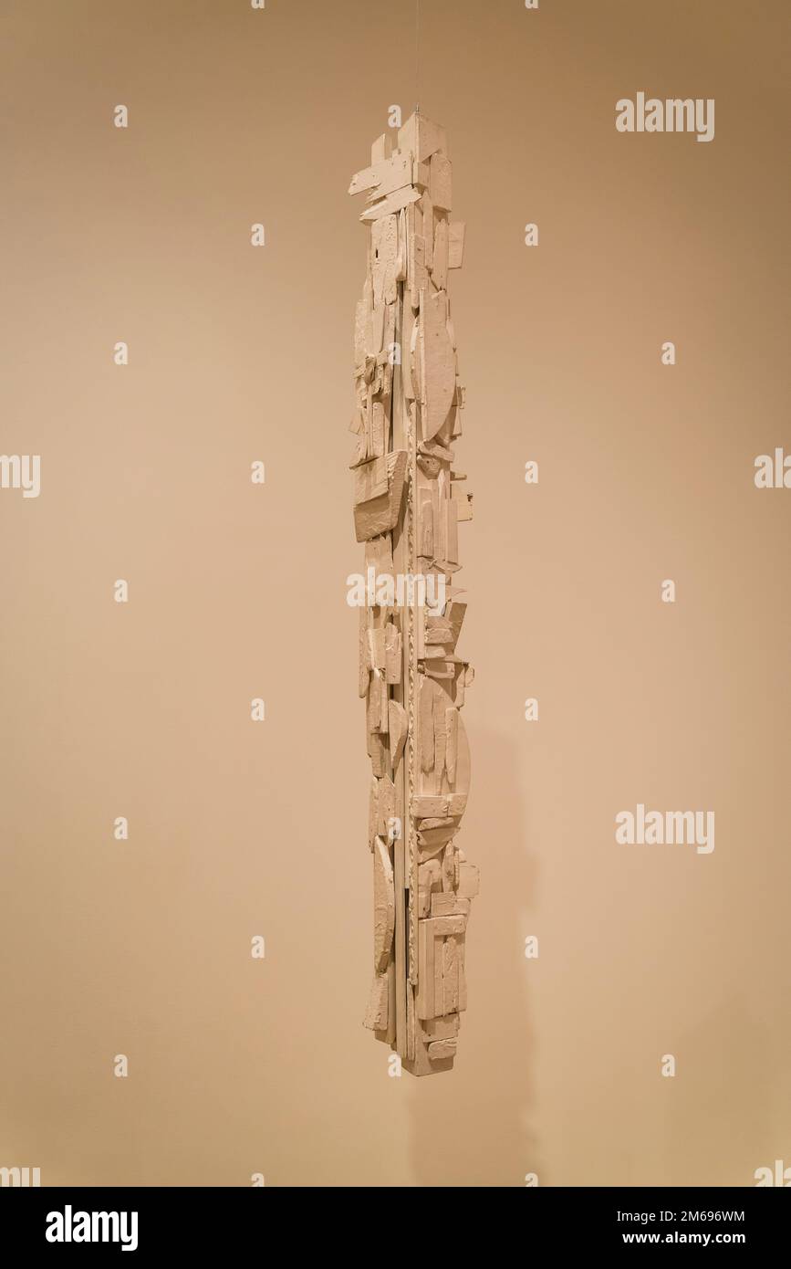 Louise Nevelson sculpture Hanging Column, 1959, MOMA, The Museum of ...