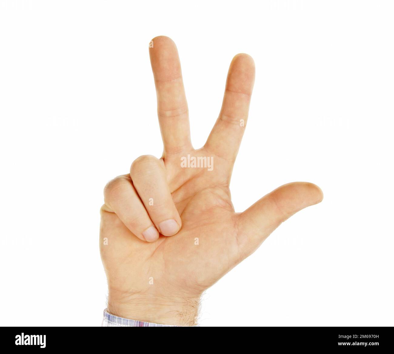 Hand counts out Stock Photo - Alamy