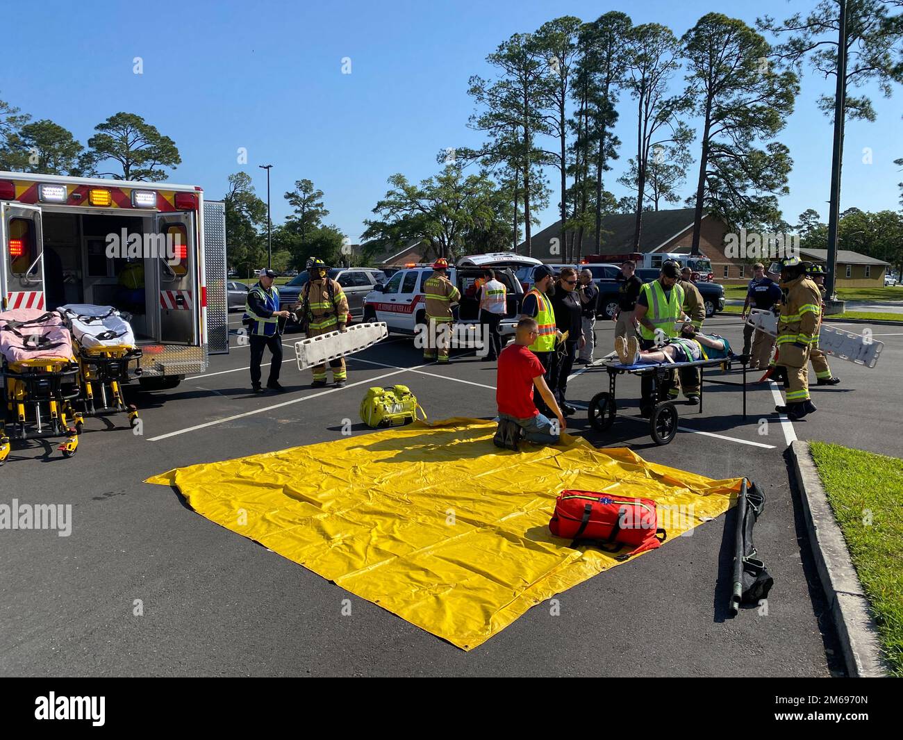 Fort Stewart firefighters and Winn Army Community Hospital emergency ...