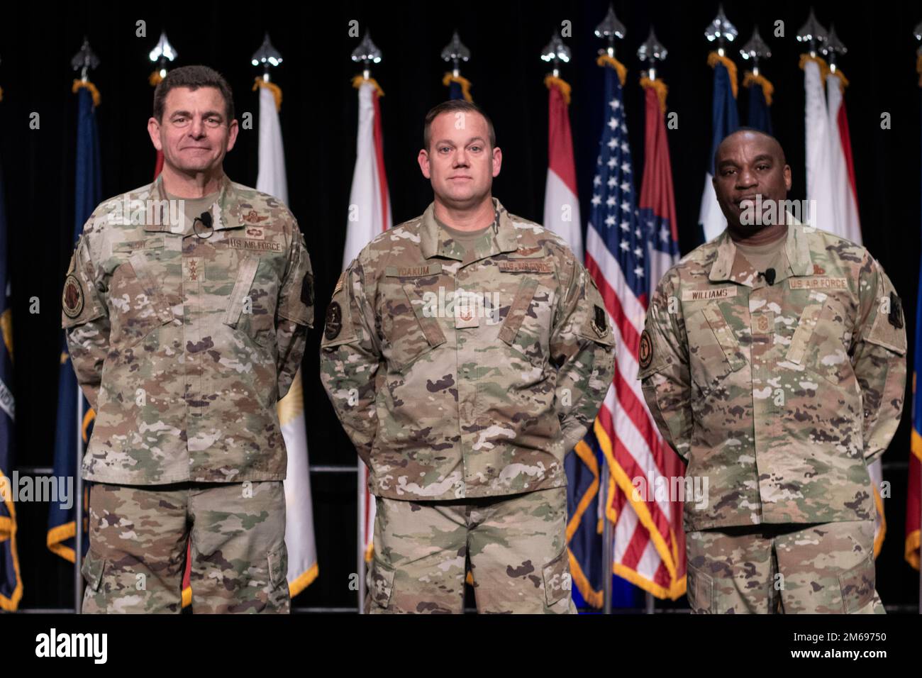 From left, U.S. Air Force Lt. Gen. Michael A. Loh, director, Air ...