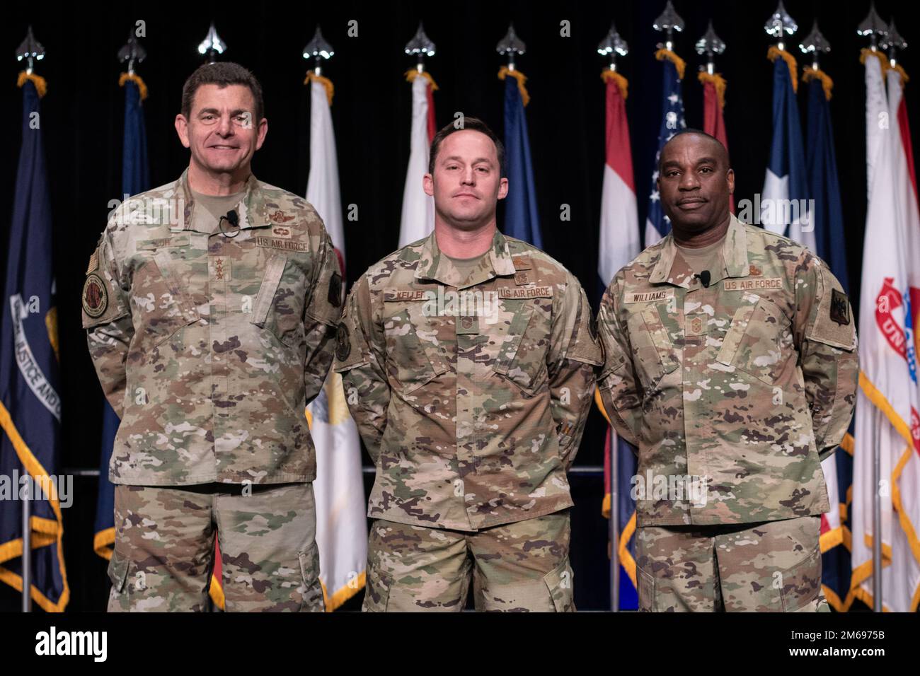 From left, U.S. Air Force Lt. Gen. Michael A. Loh, director, Air ...