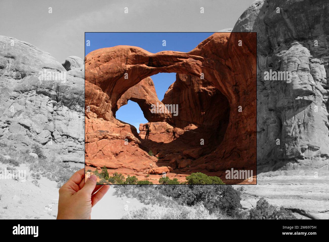 Delicate arch viewpoint trail hi-res stock photography and images - Alamy