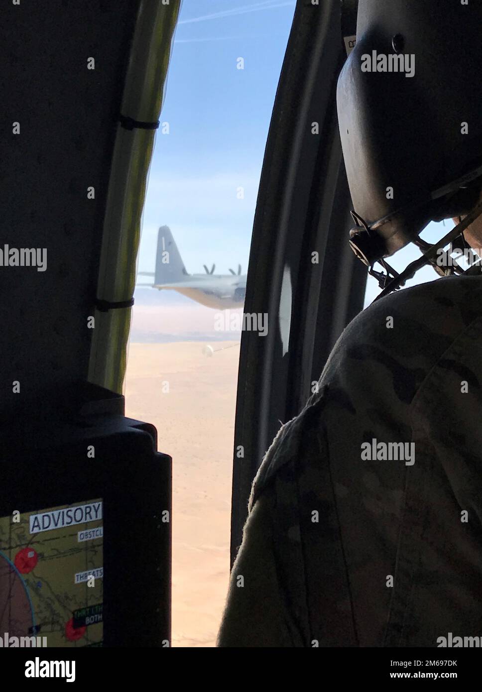 A HH-60W from the 512th Rescue Squadron demonstrated airborne refueling ...