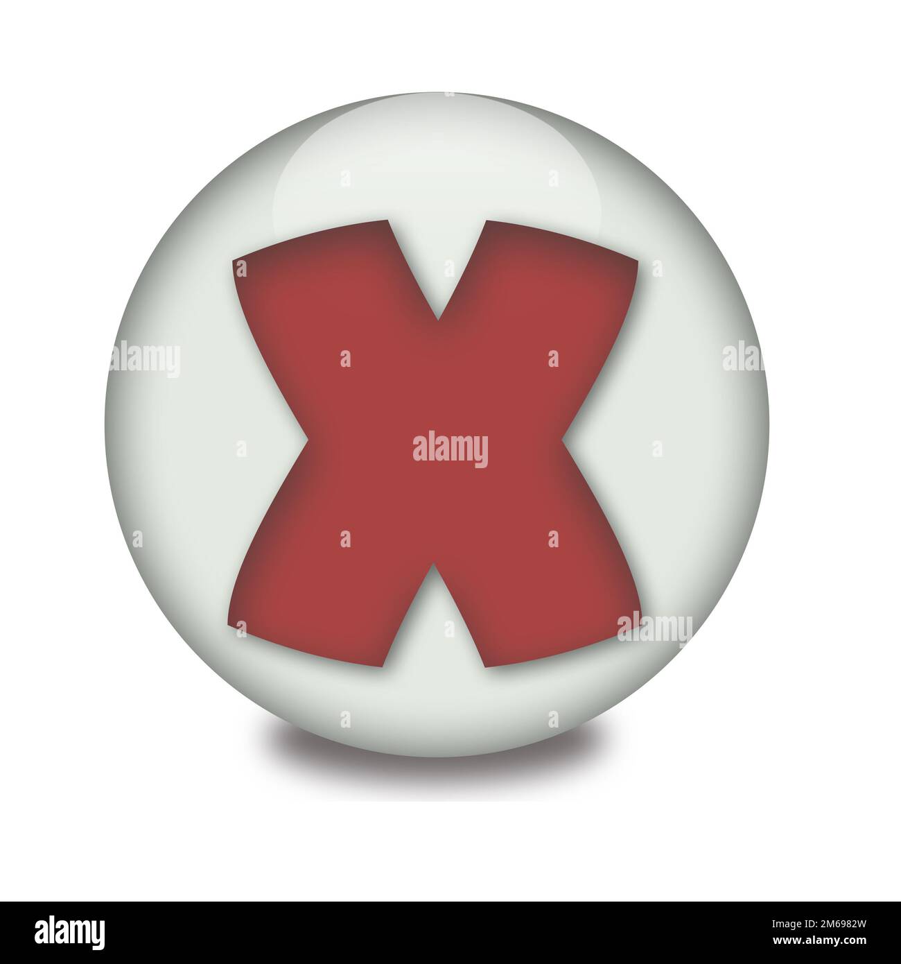 Cancel button icon hi-res stock photography and images - Alamy