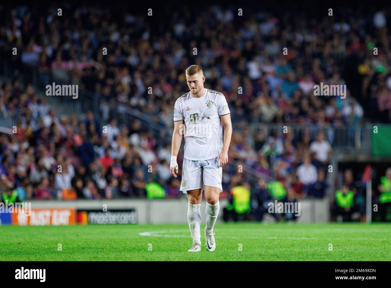 BARCELONA - OCT 26: De Ligt in action during the Champions League match ...