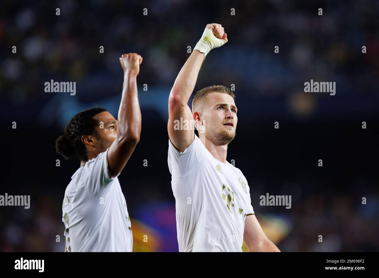 BARCELONA - OCT 26: De Ligt celebrates the victory at the Champions ...