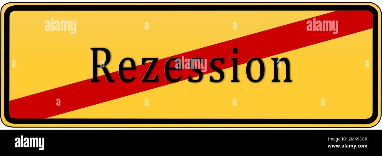 Symbol of recession hi-res stock photography and images - Alamy