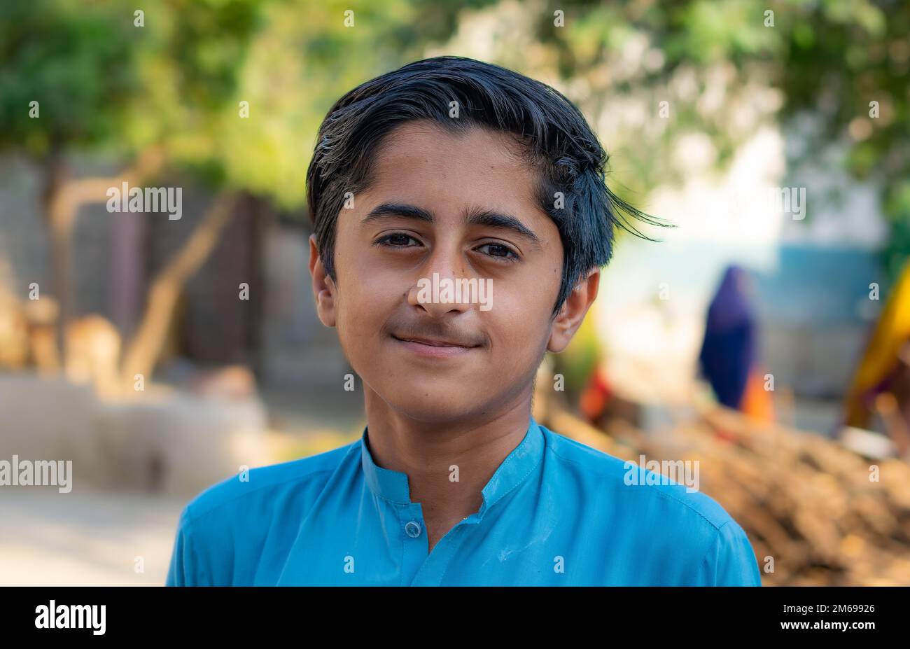 Punjab, Pakistan- January 5, 2022:Beautiful portrait of a Pakistani ...