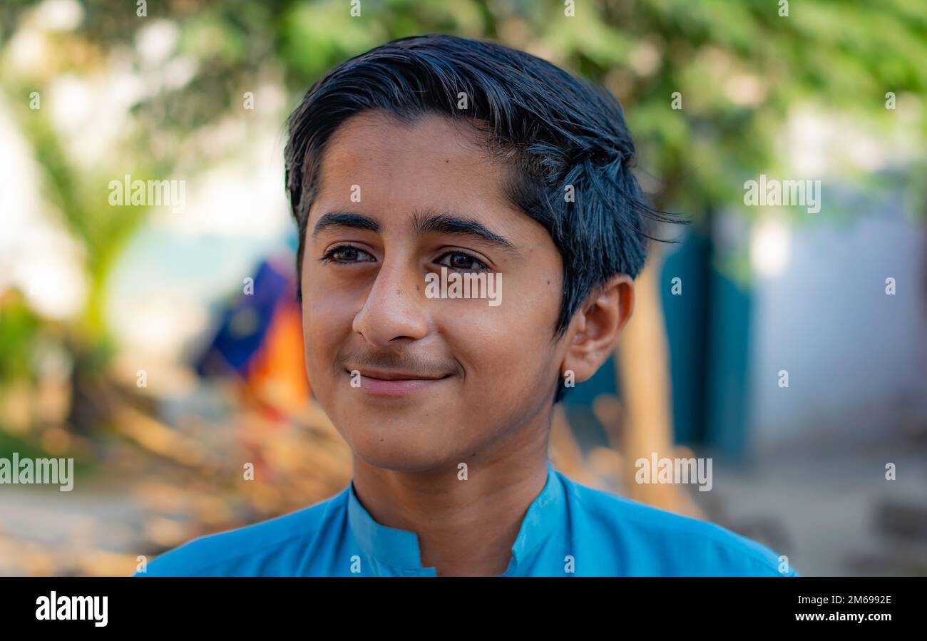 Punjab, Pakistan- January 5, 2022:Beautiful portrait of a Pakistani ...