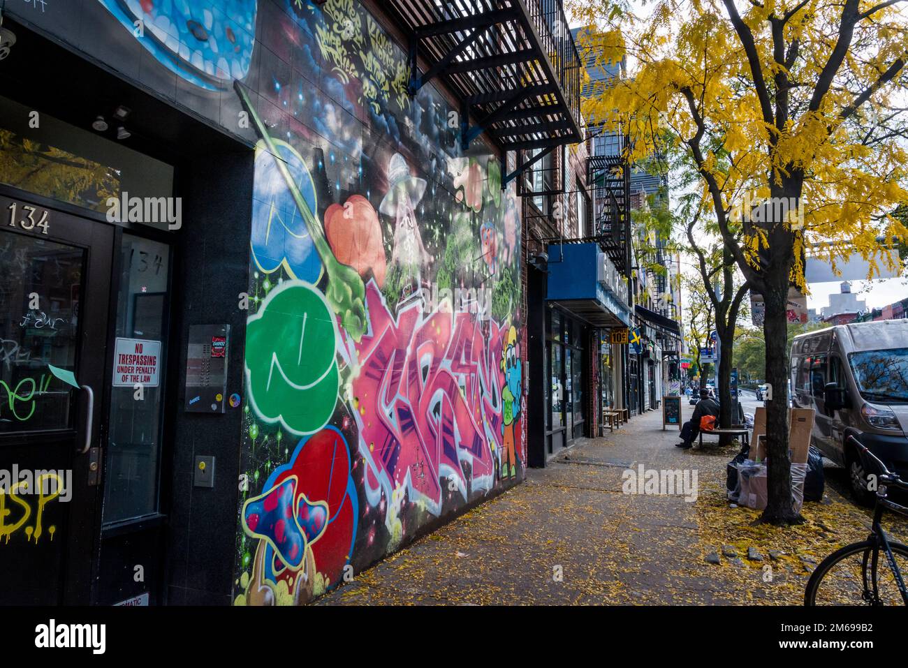 The Bowery, a historic neighbourhood in the Lower East Side of ...