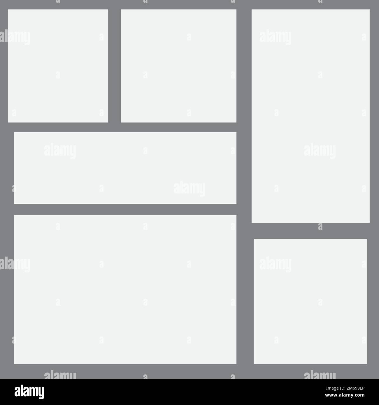 A vector strips of White torn paper sheets, notes with rip edges and ...