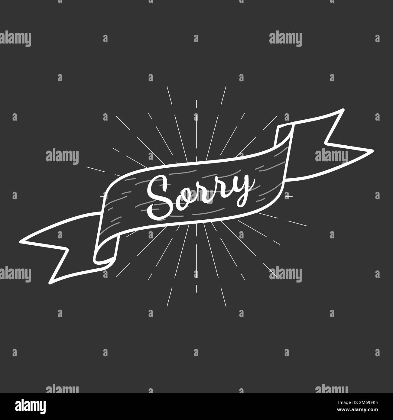 Apology vector vectors Stock Vector Images - Alamy