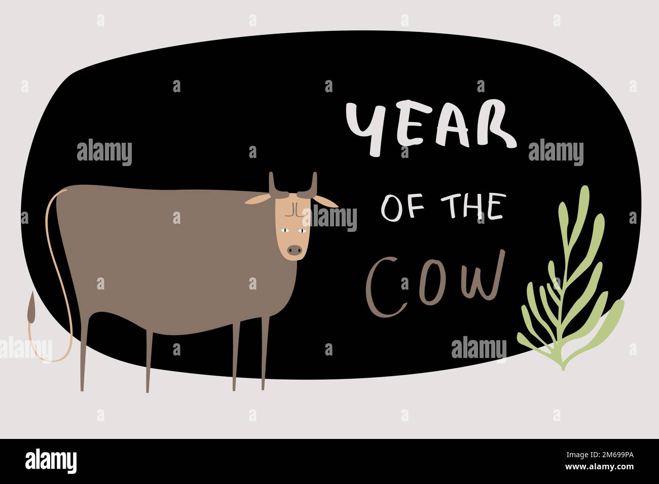 Cow asia Stock Vector Images - Alamy