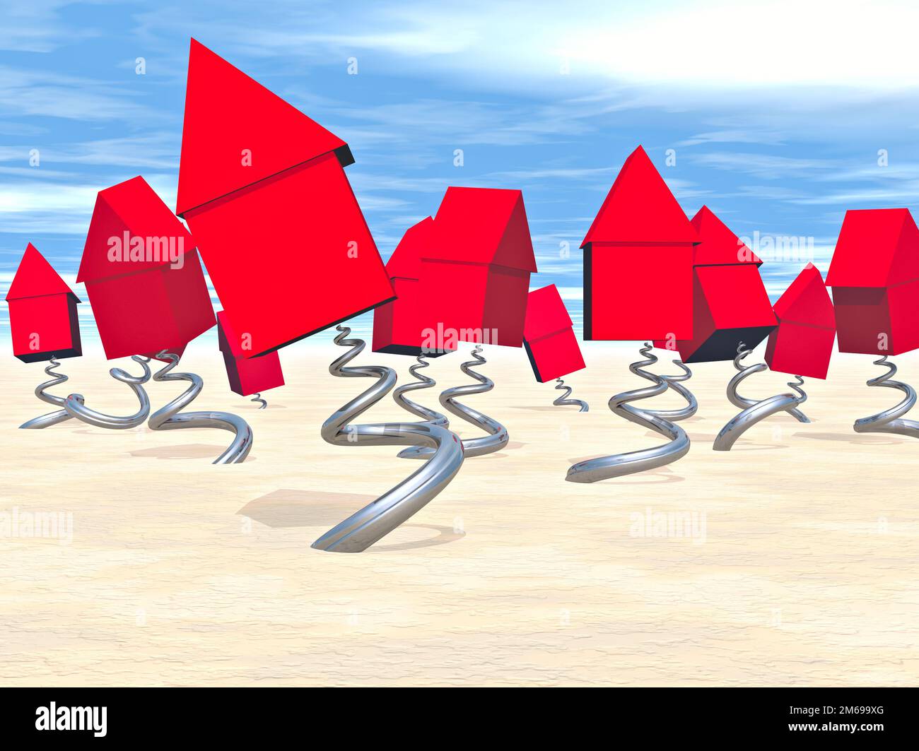 Rising cost of real estate Stock Photo - Alamy