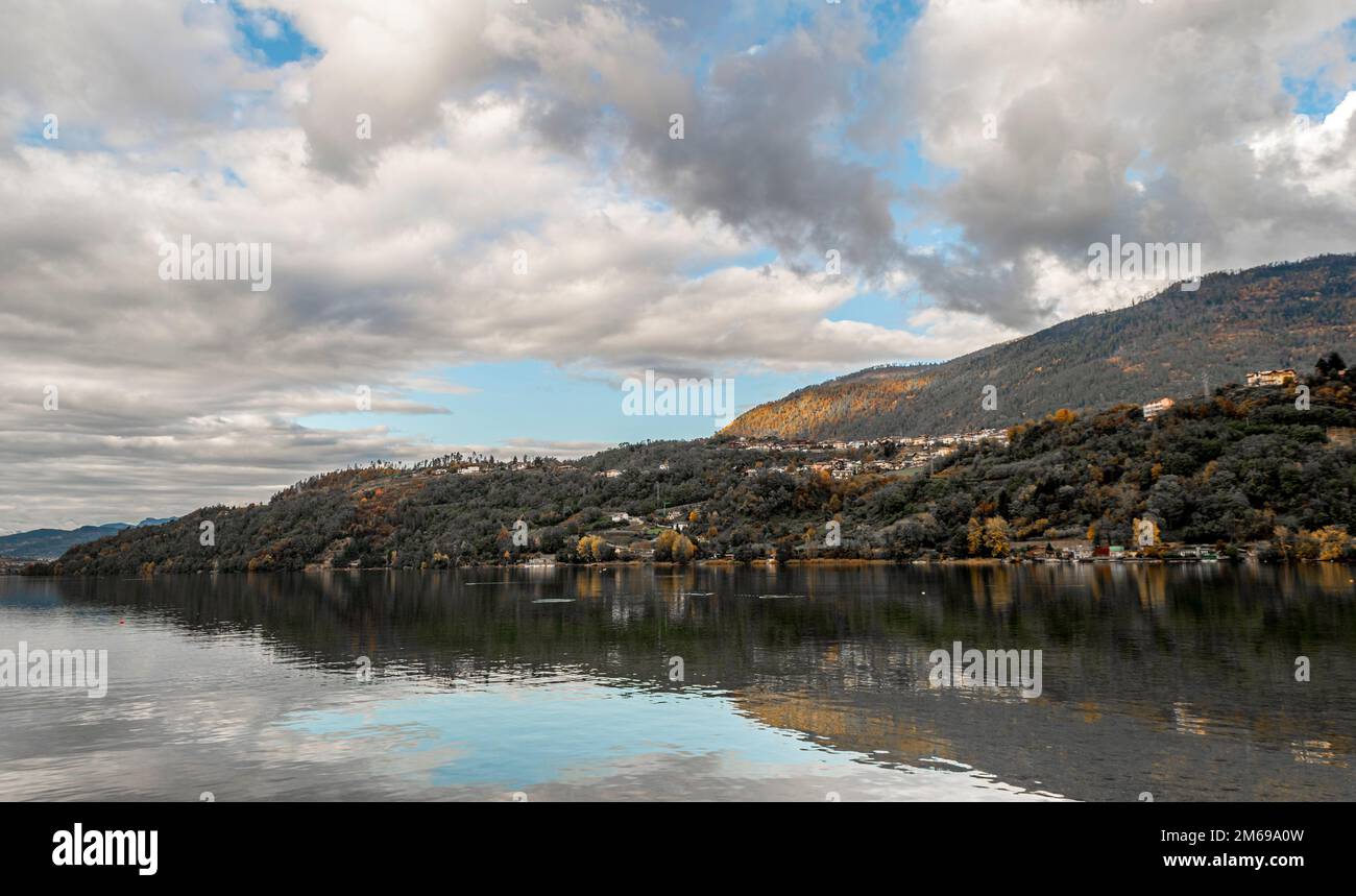 Lake levico autumn hi-res stock photography and images - Alamy