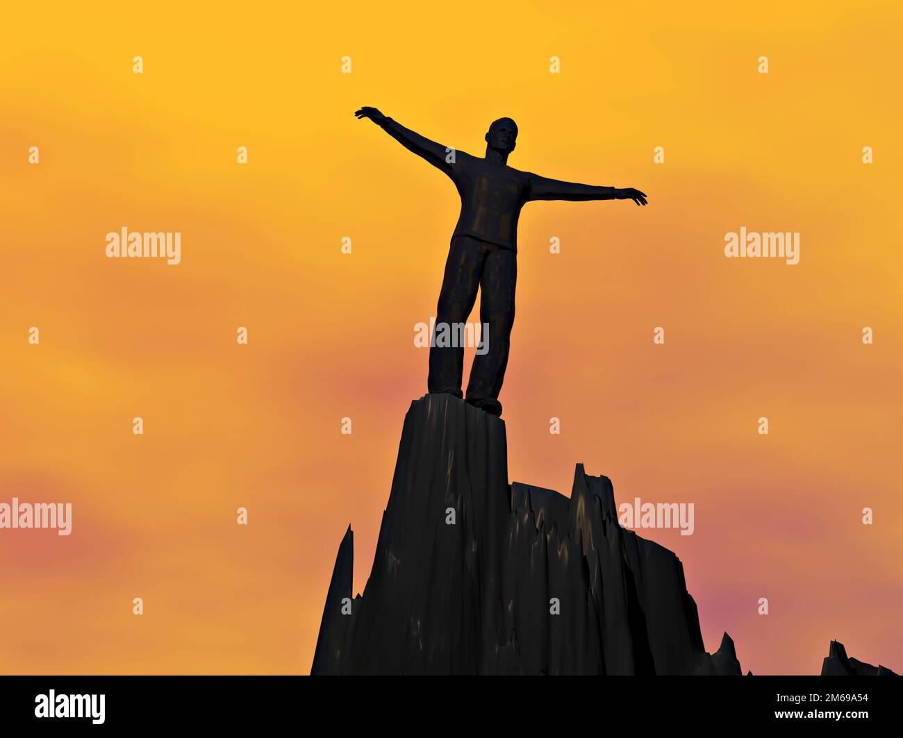 Jump precipice hi-res stock photography and images - Alamy