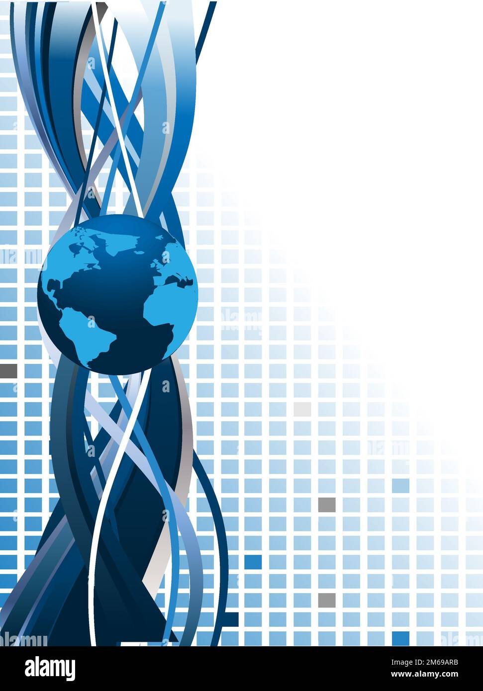 Abstract background with map Stock Photo - Alamy