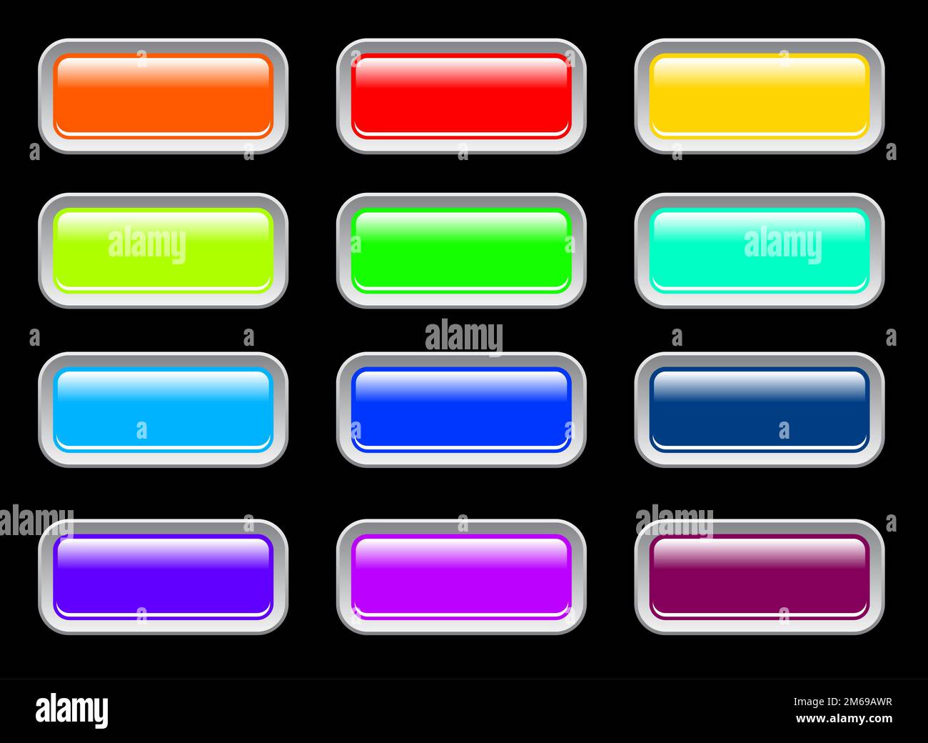 Retro web buttons hi-res stock photography and images - Alamy